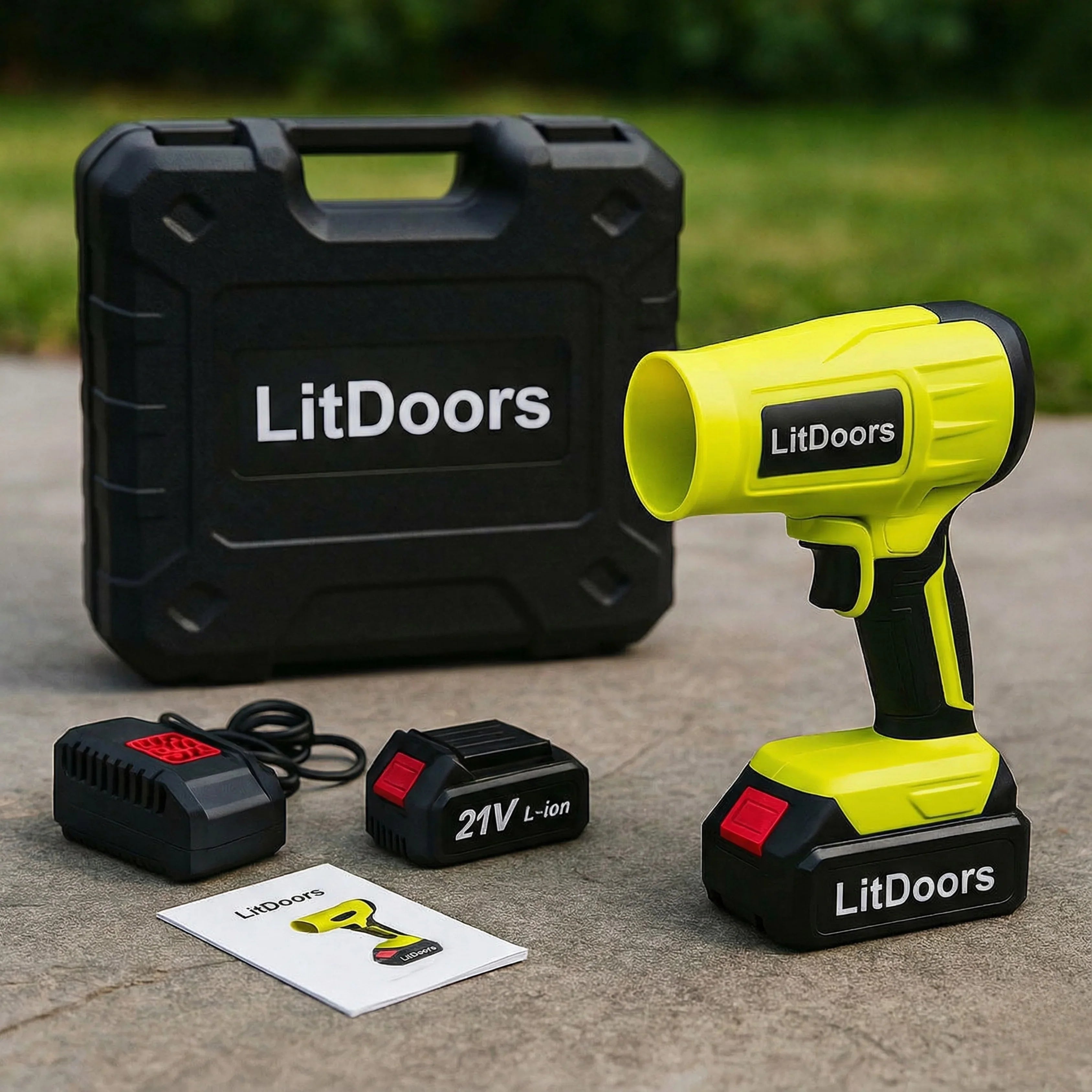 TurboJet Pro - 21V Cordless Air Blower LitDoors™ – LIT Doors